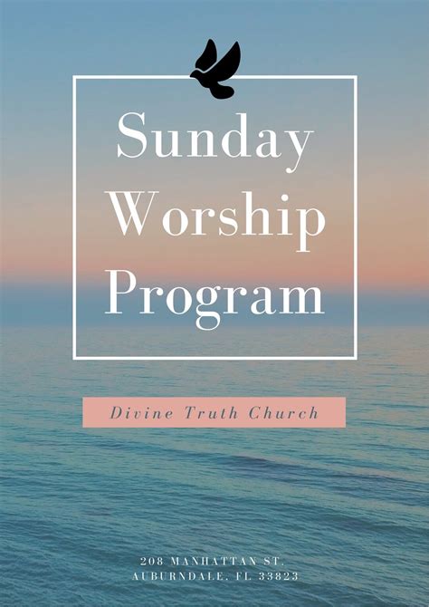 Image result for Church Program Templates Free