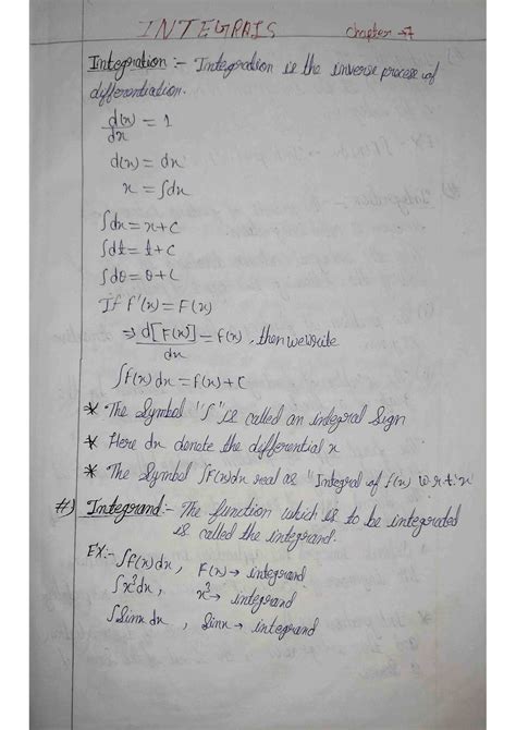 Image result for Integration Class 12 Important Questions