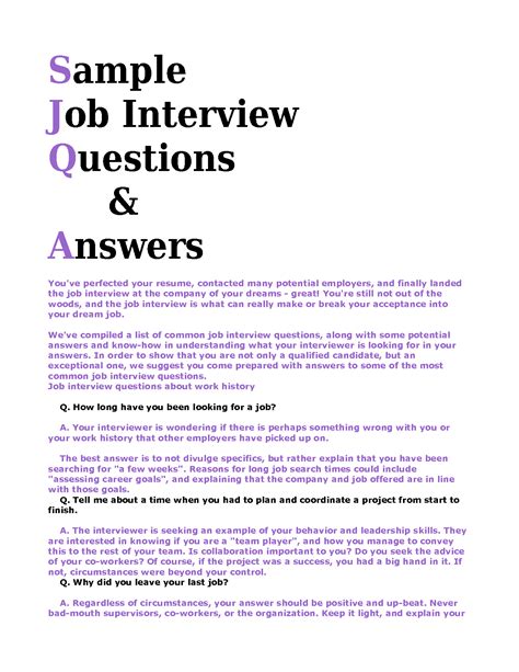 Image result for Job Interview Questions