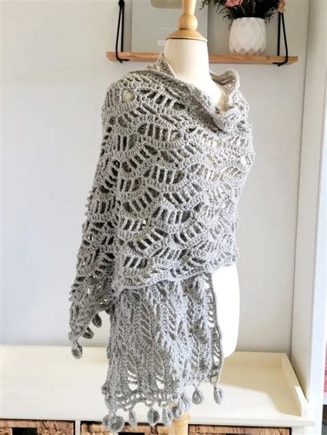 Image result for Crochet Thread Shawl Pattern