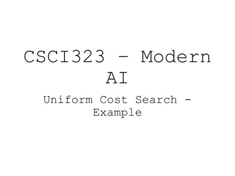 Image result for Uniform Search Algorithm Theory