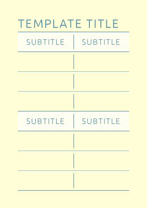 Image result for 4 Column Table