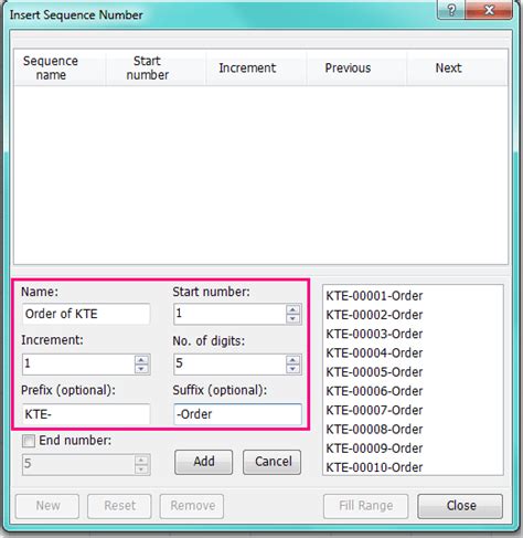 Image result for Insert Sequence Numbers in Excel