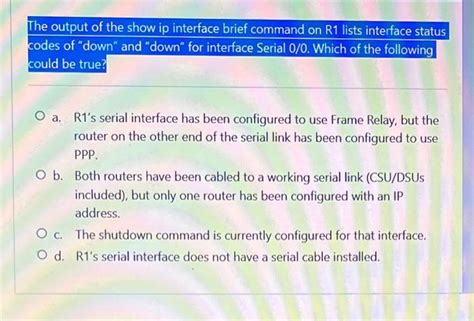 Image result for Show Interface Status Command