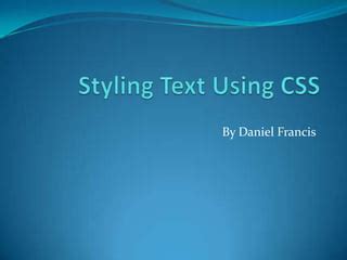 Image result for How to Style Text in HTML Using CSS