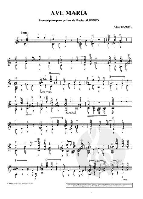 Image result for Ave Maria Guitar Tutorial