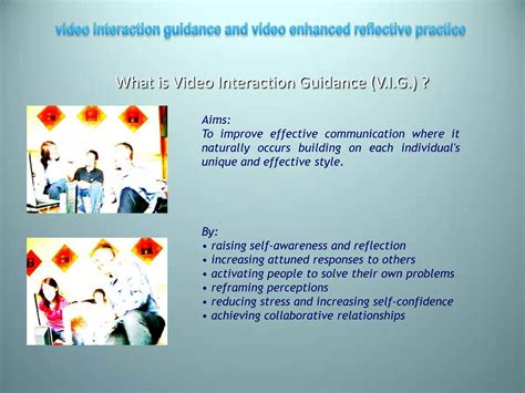 Image result for Video Interaction Guidance Reflective Questions