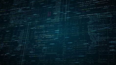 Abstract Technology Background Program Code Motion Stock Footage Video ...