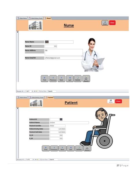 Image result for Hospital Management System Project Table Structure
