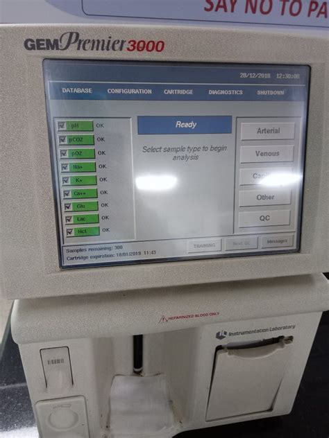 Image result for Gemstat ABG Machine