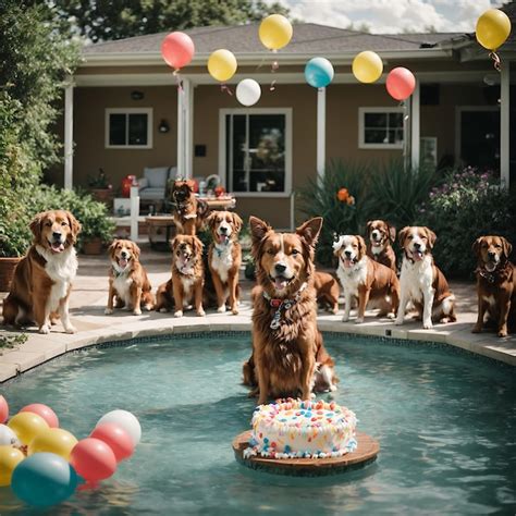 Image result for Pool Party for Dogs