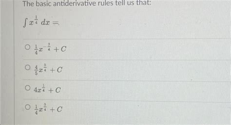 Image result for Basic Antiderivative Rules