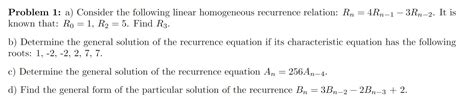 Image result for Linear Homogeneous Recurrence Relation