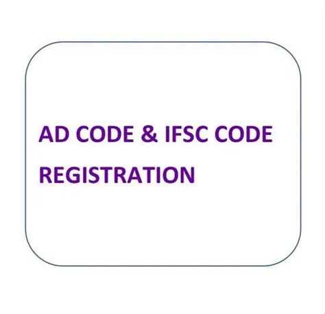 Image result for Ad Code and IFSC Code Registration