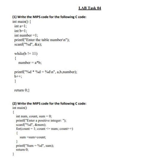 Image result for MIPS Code Examples