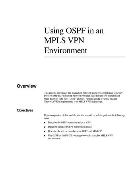 Image result for Ospf Linux Edge Multiple Path VPN
