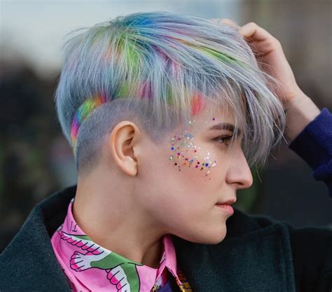 Image result for Long Pixie Cut Undercut Tutorial