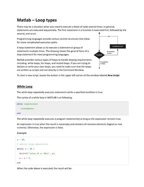 Image result for MATLAB Loop Function Tutorial