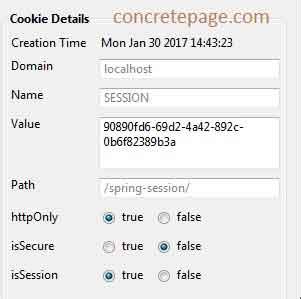 Image result for Spring Session Example