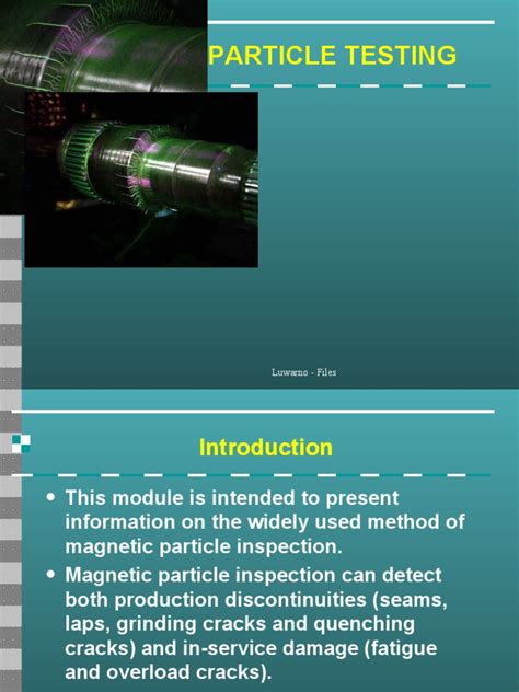 Image result for Magnetic Particle Practice Test