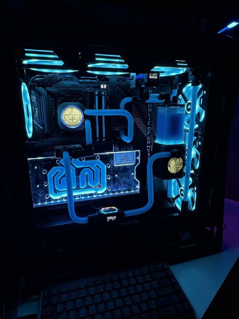 Image result for Custom PC Loop Red Coolant