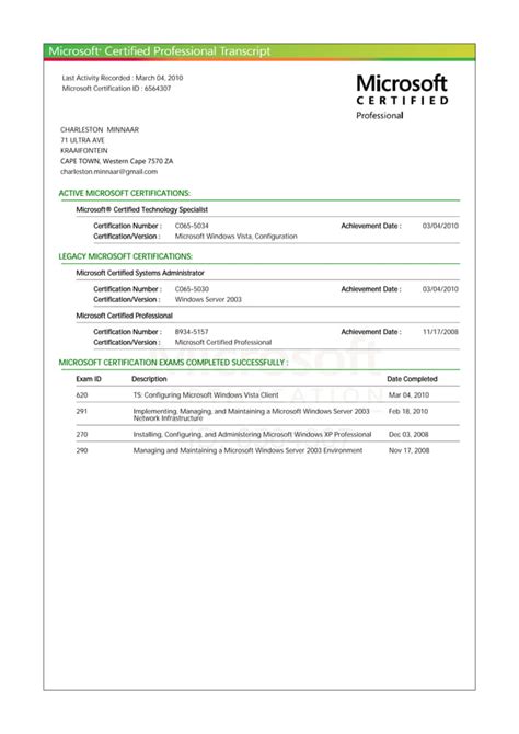 Image result for Microsoft Transcript