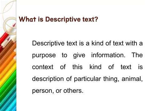 Image result for Descriptive Text Features