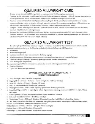 Image result for Millwright Certification