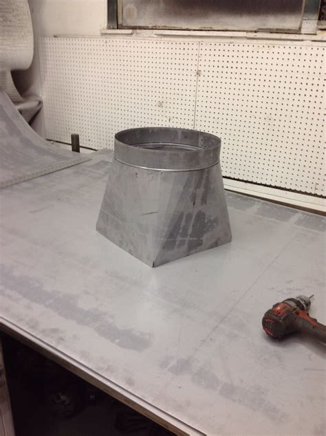 Image result for Square to Round Duct Connection