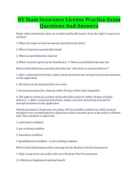Image result for Insurance Test Questions