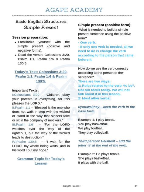 Image result for Simple Present Lesson