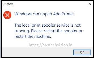 Image result for Cannot Restart Printer Spooler