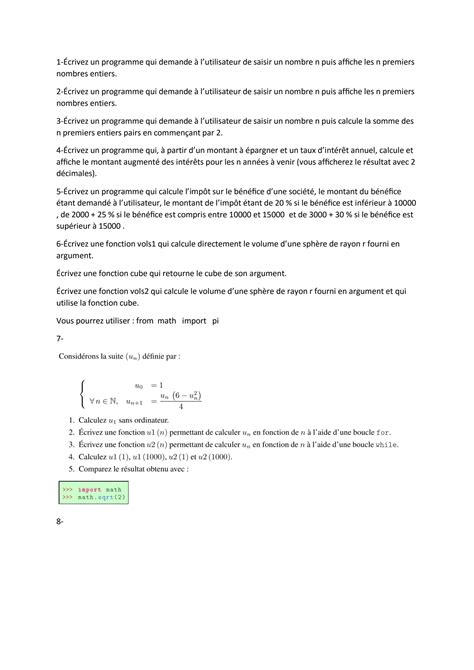 Image result for Matrice Dans Python Exercices