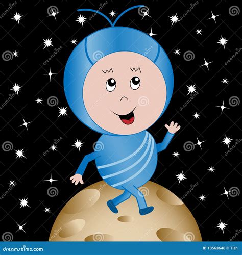 Happy Alien Ship Cartoon Stock Illustration | CartoonDealer.com #49293571