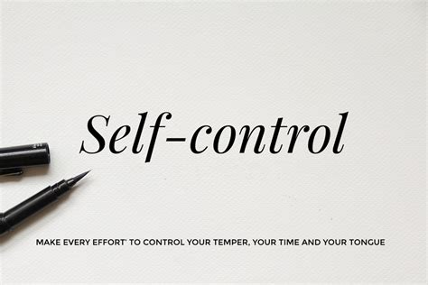 Image result for Self-Control Word
