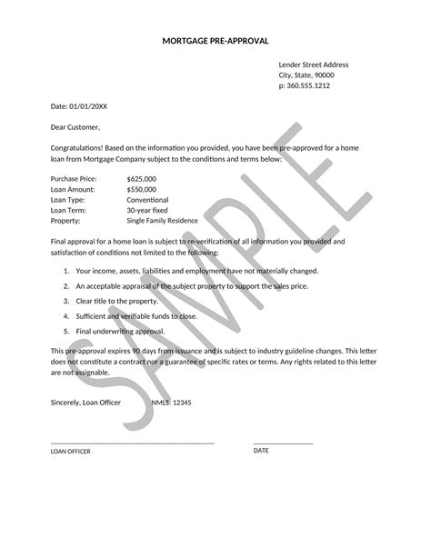 Image result for Pre-Approval Letter Guide