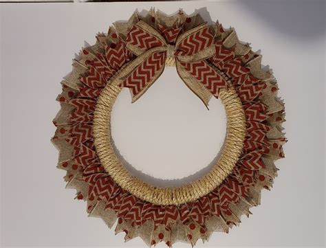 Image result for Burlap Wreath Tutorial