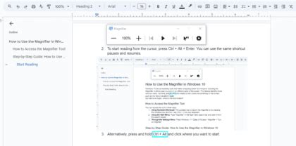 Image result for How to Use Magnifier