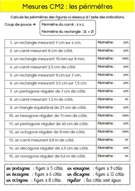 Image result for Exercice CM2 Math