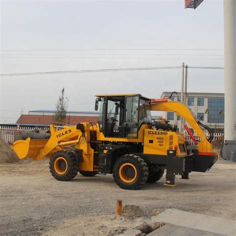 Image result for Mini Tractor Backhoe