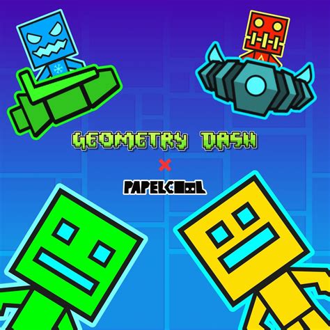 Image result for Geometry Dash Papercraft