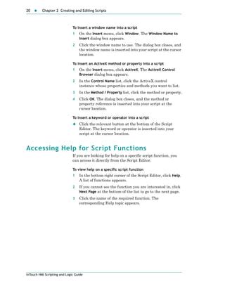 Image result for Intouch Script Comment