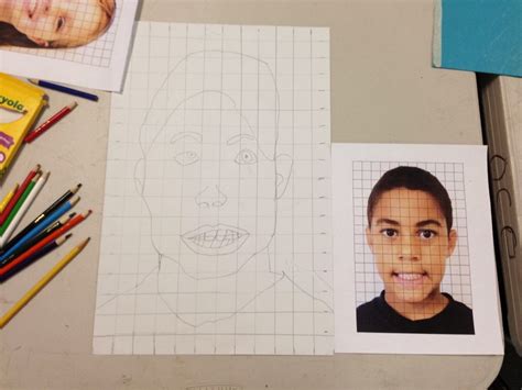 Image result for Chuck Close Grid Method
