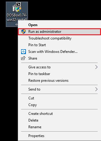 Image result for How to Open a File in DOSBox Using NASM