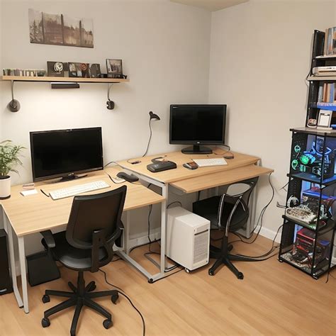 Image result for Desktop Computers Room Setup