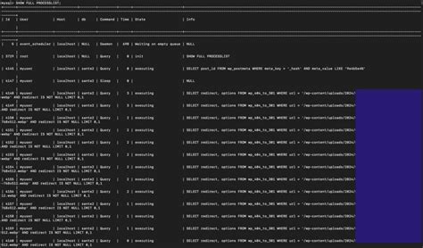 Image result for Show Full Processlist MySQL