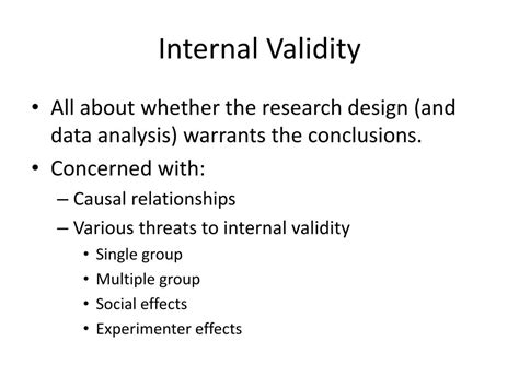 Image result for What Is Internal Validity