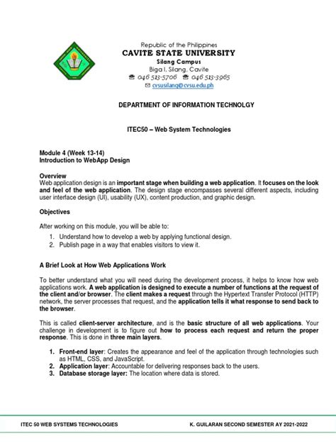 Image result for Web App Module Overview