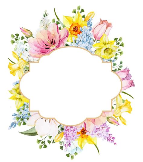 Image result for Spring Flower Border Paper