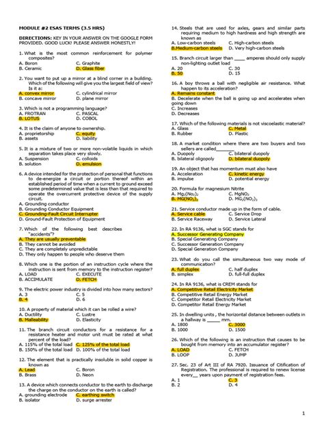 Image result for CES Module 2 Pre-test Answers Key